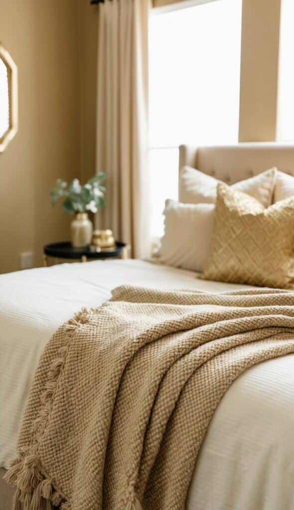 19 Beige and Gold Bedroom Ideas You’ll Love: Elegant Color Combinations ...